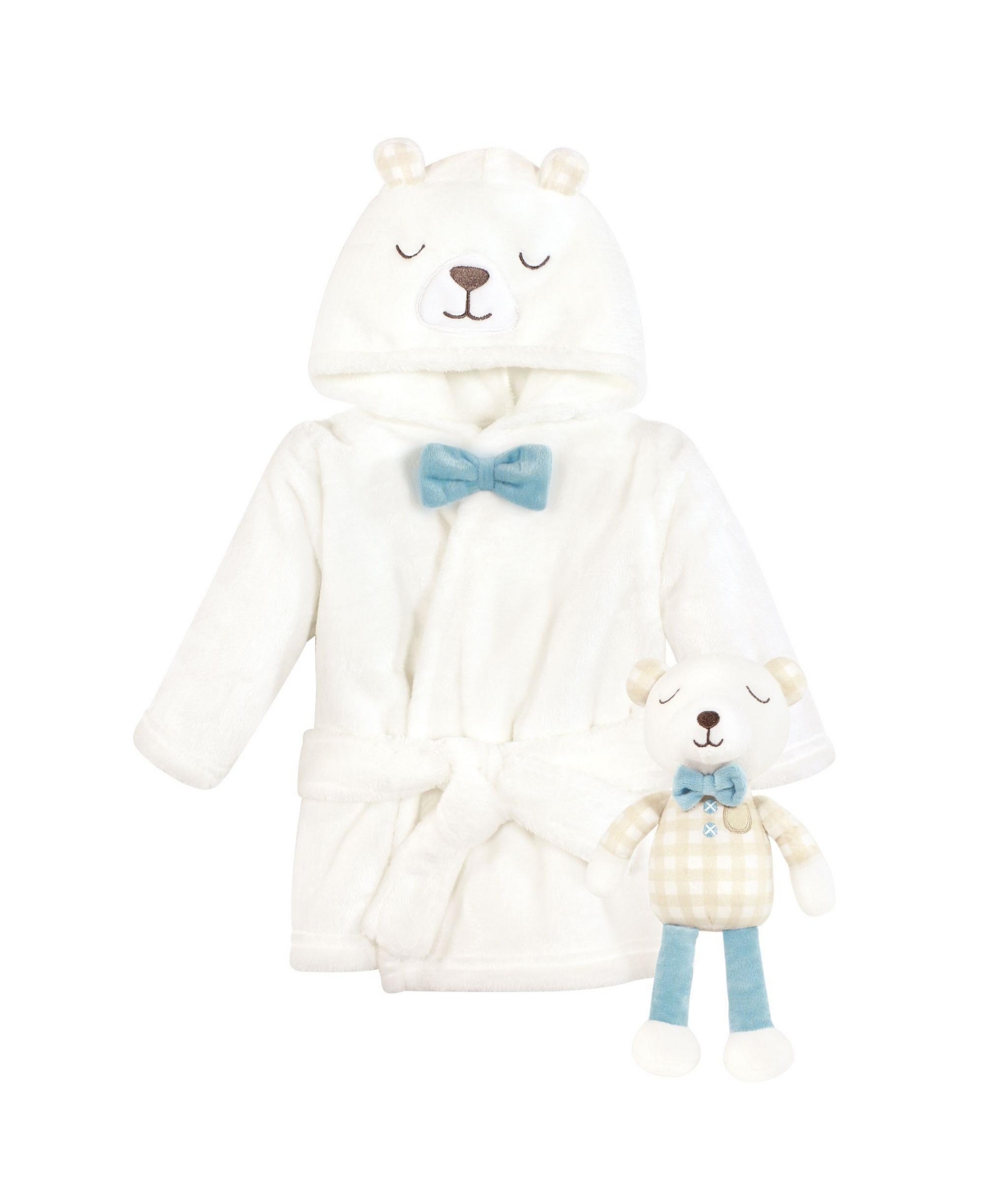 Click here for Hudson Baby Baby Boys Cozy Fleece Robe & Playtime... prices