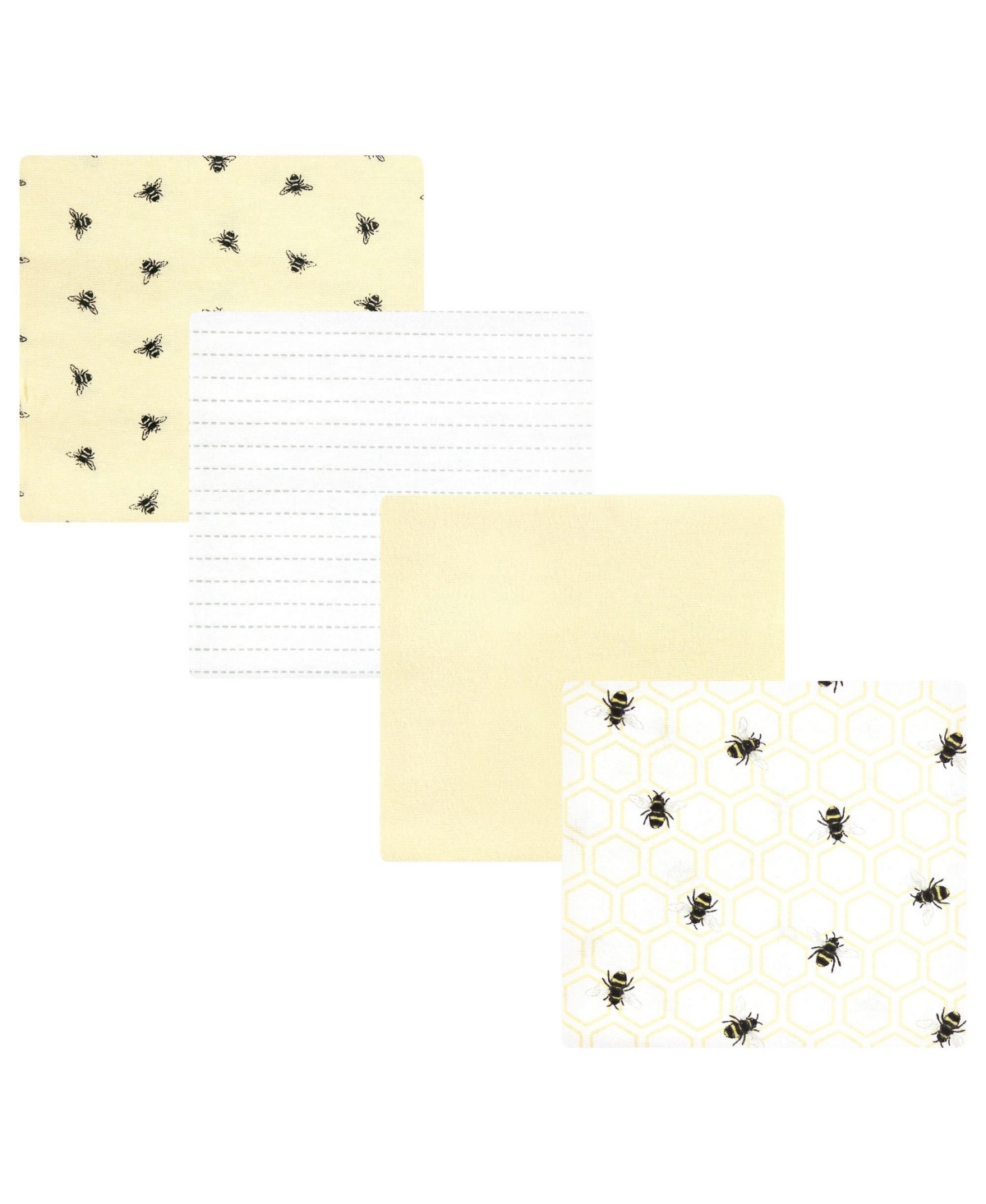 Click here for Hudson Baby Unisex Four-Pack Flannel Infant Receiv... prices