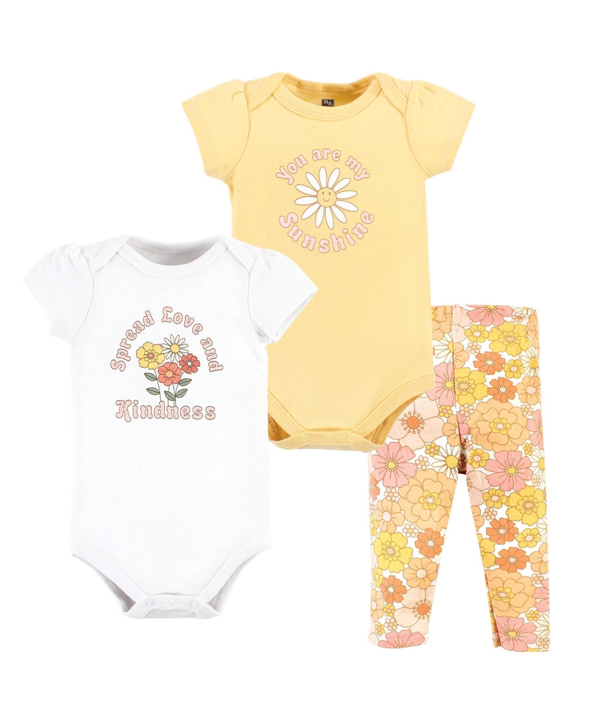 Click here for Hudson Baby Baby Girls Hudson 2 Bodysuits and Pant... prices