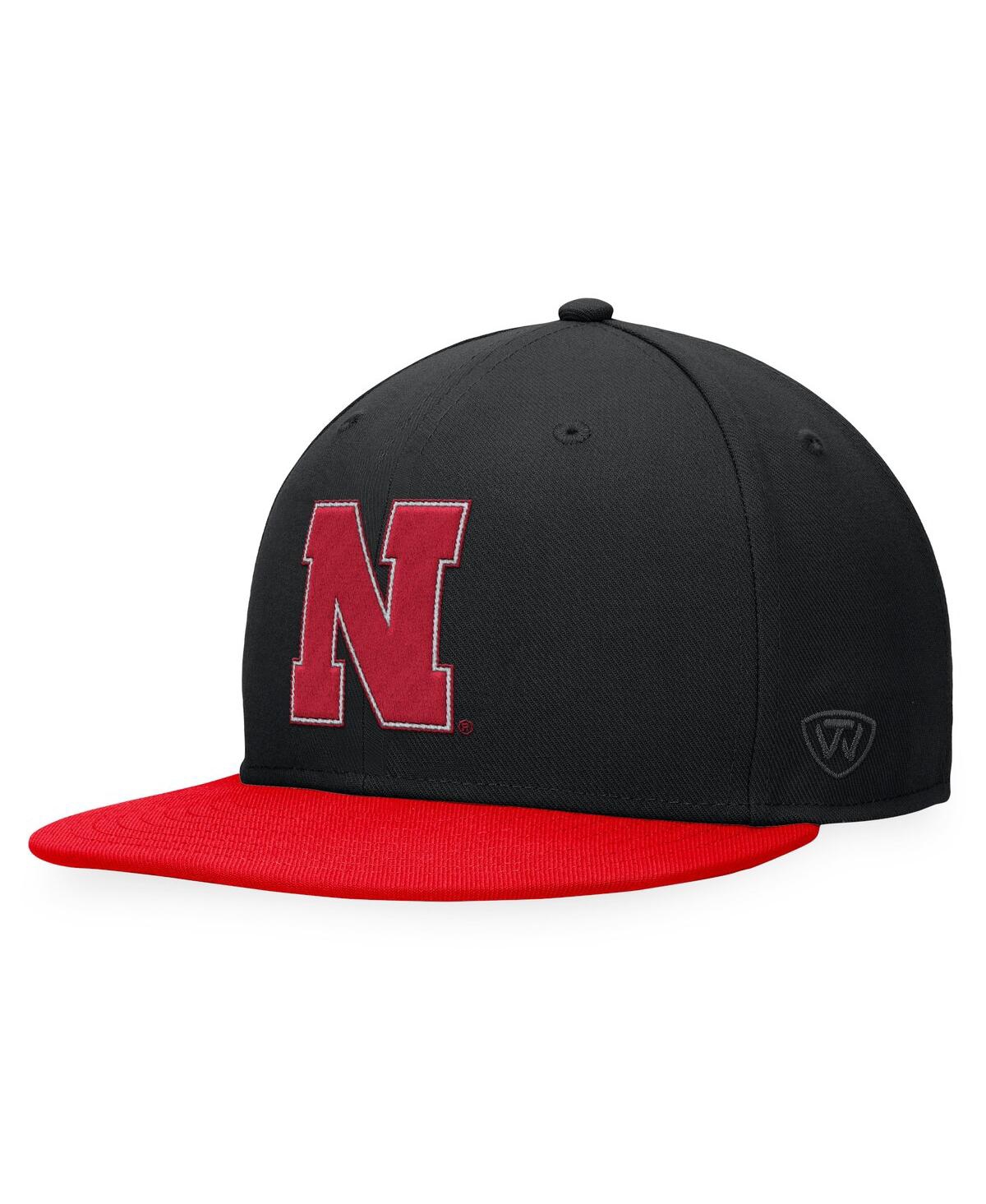 Click here for Top of the World Mens Black Nebraska Huskers Fitte... prices