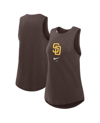 Nike Women's Brown San Diego Padres Legacy Icon High Neck Fashion Tank ...