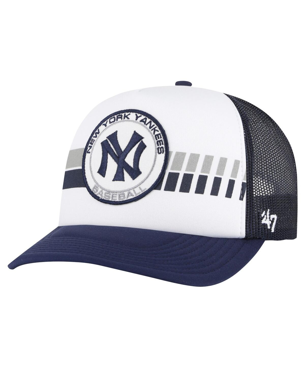 Click here for 47 Brand Mens White/Navy New York Yankees Cooperst... prices