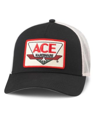 American Needle Men's Black/Natural Ace Hardware Valin Adjustable Hat ...
