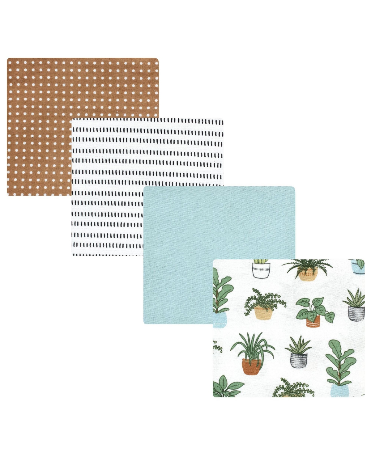 Click here for Hudson Baby Unisex Four-Pack Flannel Infant Receiv... prices