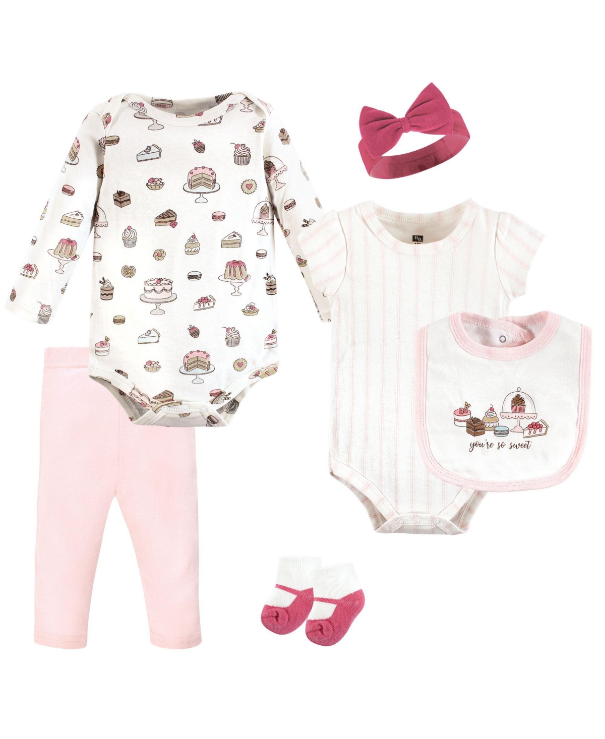 Click here for Hudson Baby Baby Girls Hudson Cotton Wardrobe Esse... prices