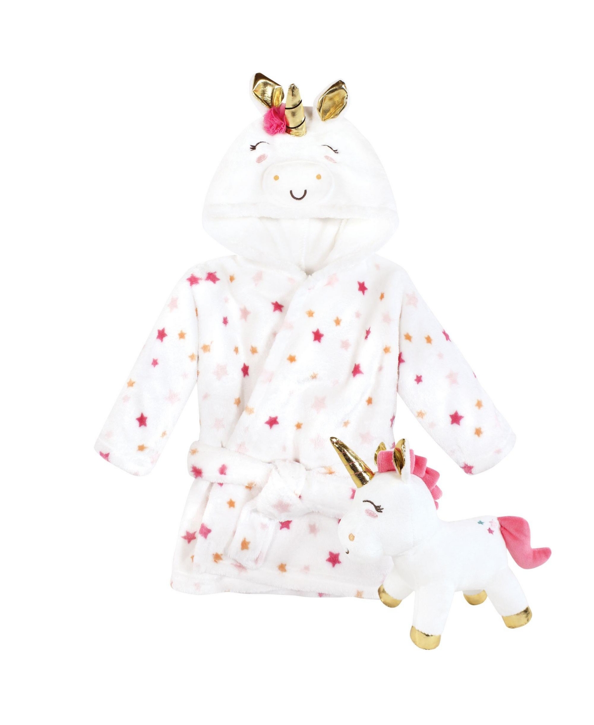 Click here for Luvable Friends Baby Girls Dreamy Plush Bathrobe w... prices