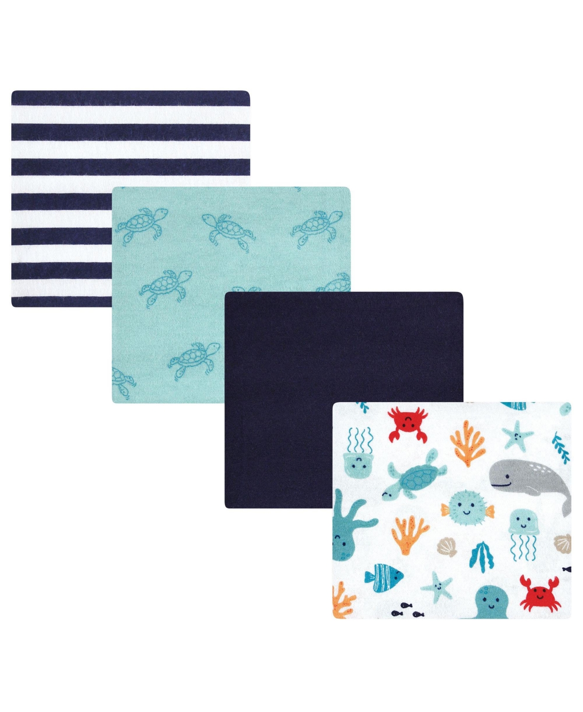 Click here for Hudson Baby Boys Soft 4 Piece Cotton-Poly Flannel... prices