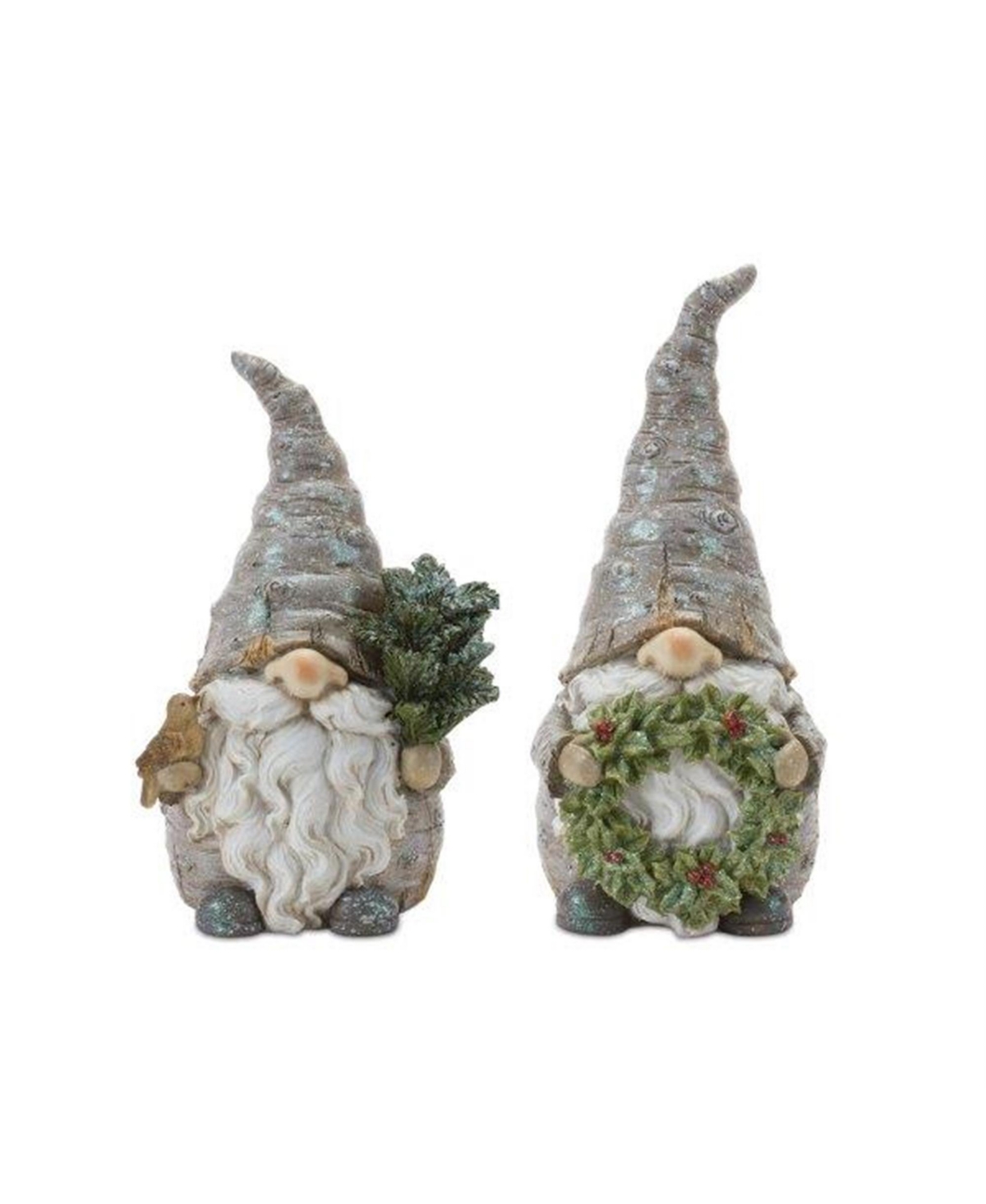 Click here for Slickblue Pine Tree Trunk Gnome With Wreath Accent... prices
