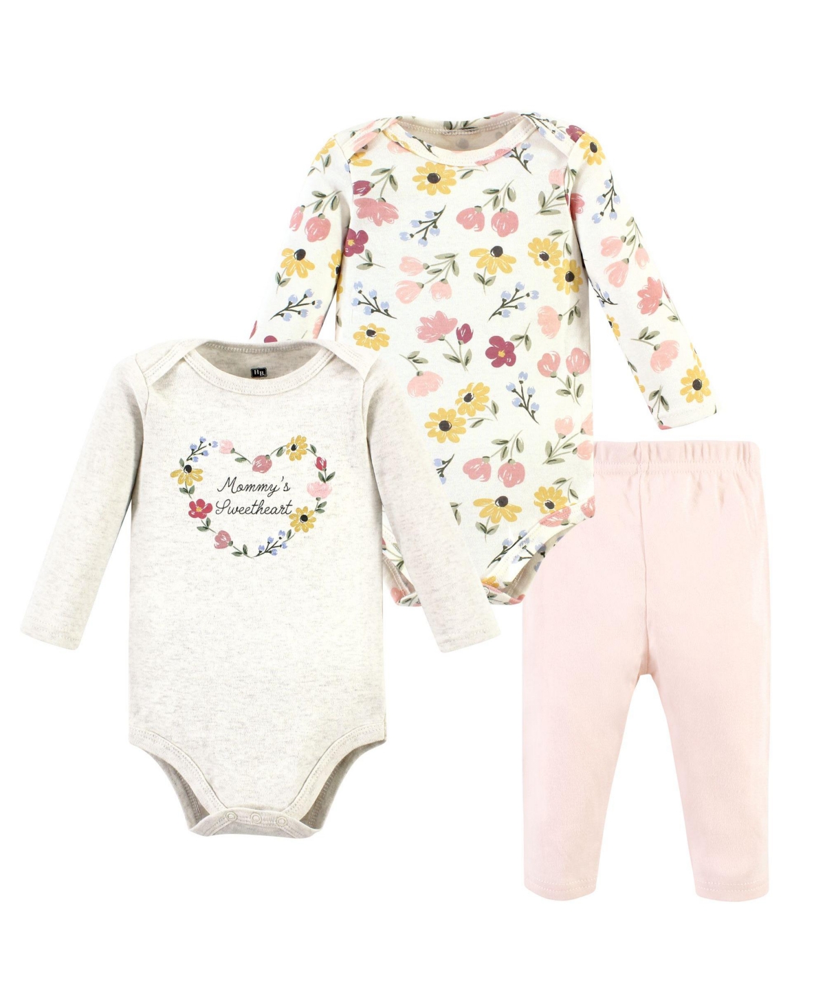 Click here for Hudson Baby Baby Girls Hudson Cotton Bodysuit and... prices