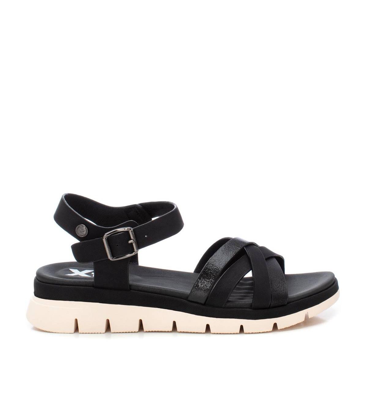 Xti Womens Flat Sandals - Black