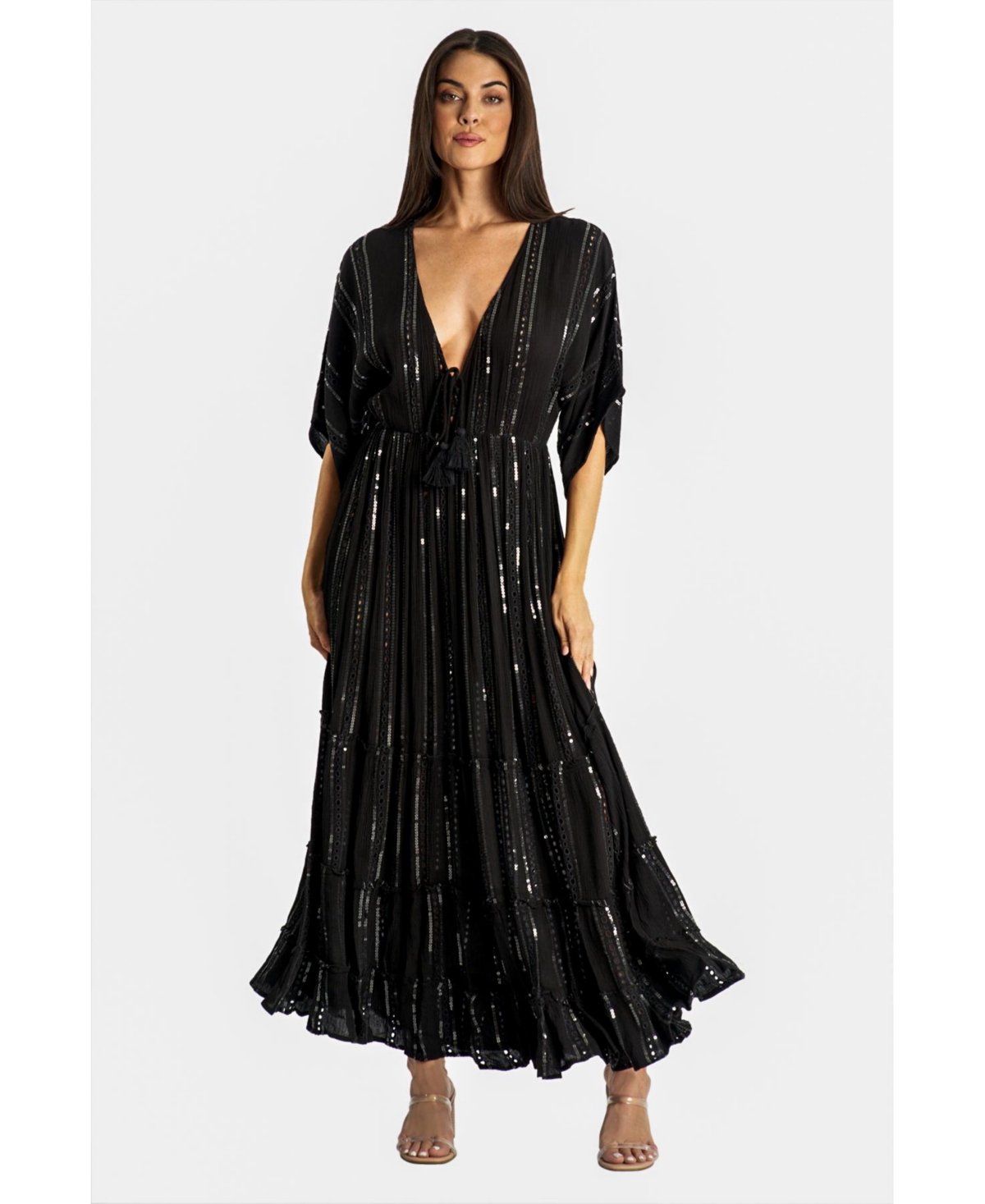 Click here for La Moda Clothing Womens Maxi Black Dress - Black prices