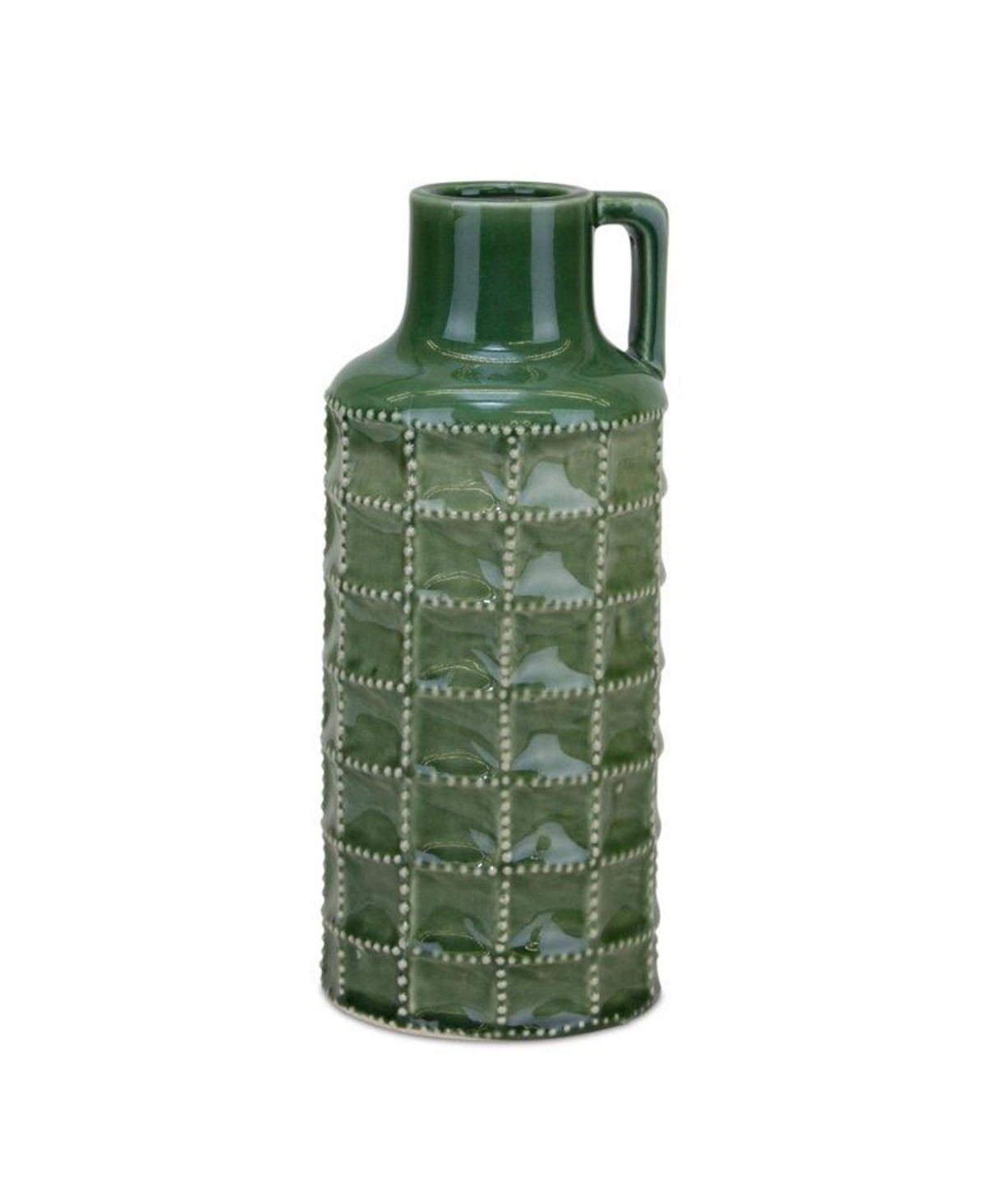 Click here for Slickblue Sage Green Glass Vase Stylish Decor Acce... prices