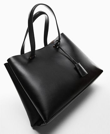 MANGO Women's Dual Compartment Shopper Bag - Macy's