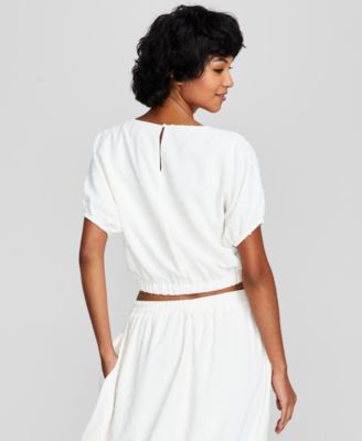 Banded Bottom Tops - Macy's