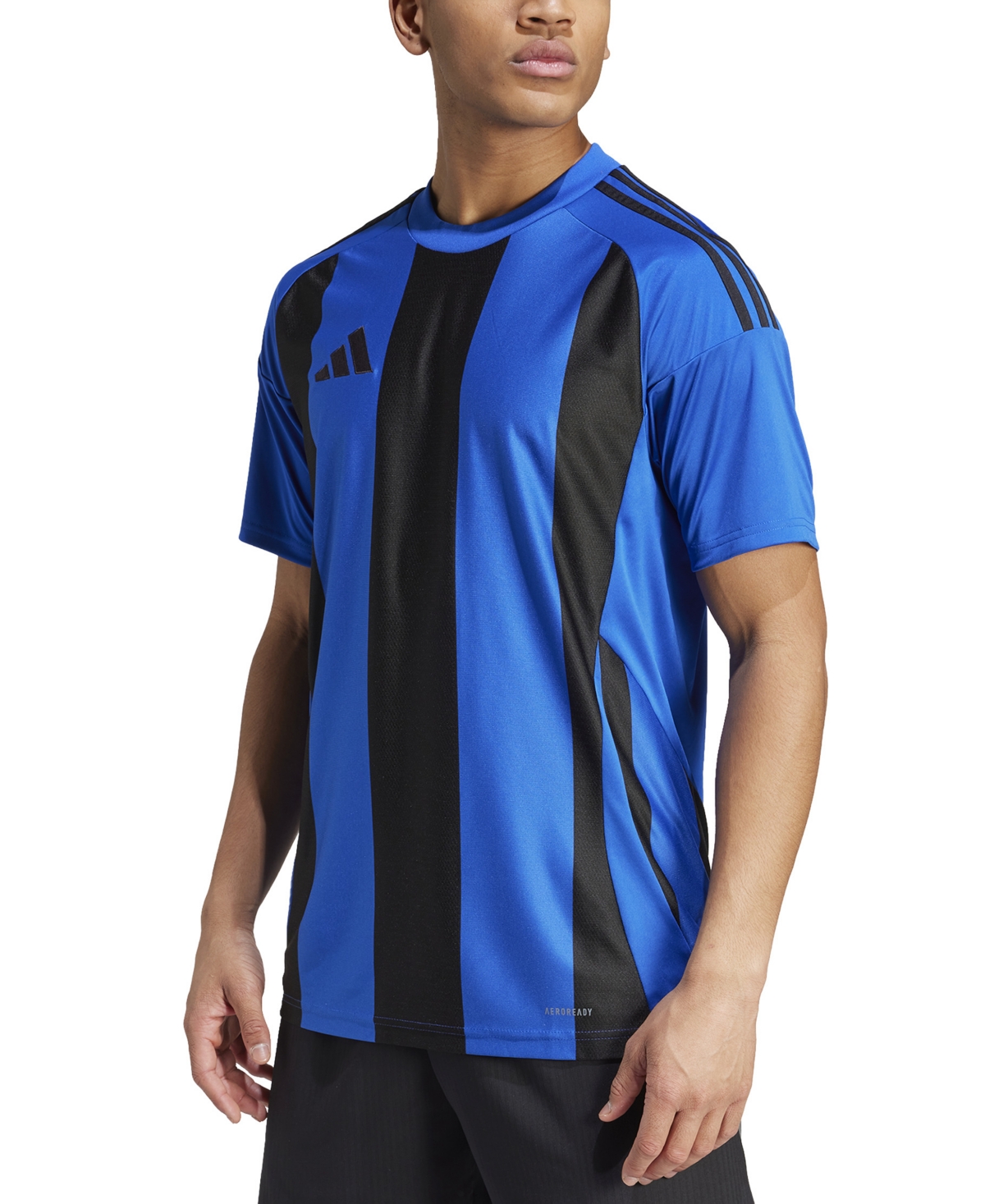 Click here for adidas Mens Stripe Logo Jersey T-Shirt - Royal Blu... prices