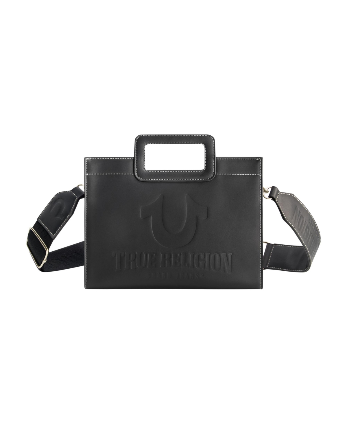 Click here for True Religion Horsehoe Motif Medium Modern Tote -... prices