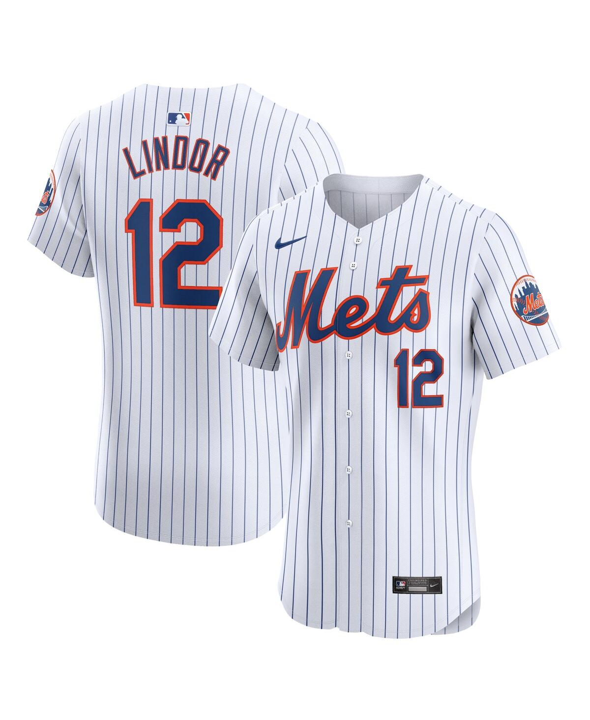 Click here for Nike Mens Francisco Lindor White New York Mets Hom... prices