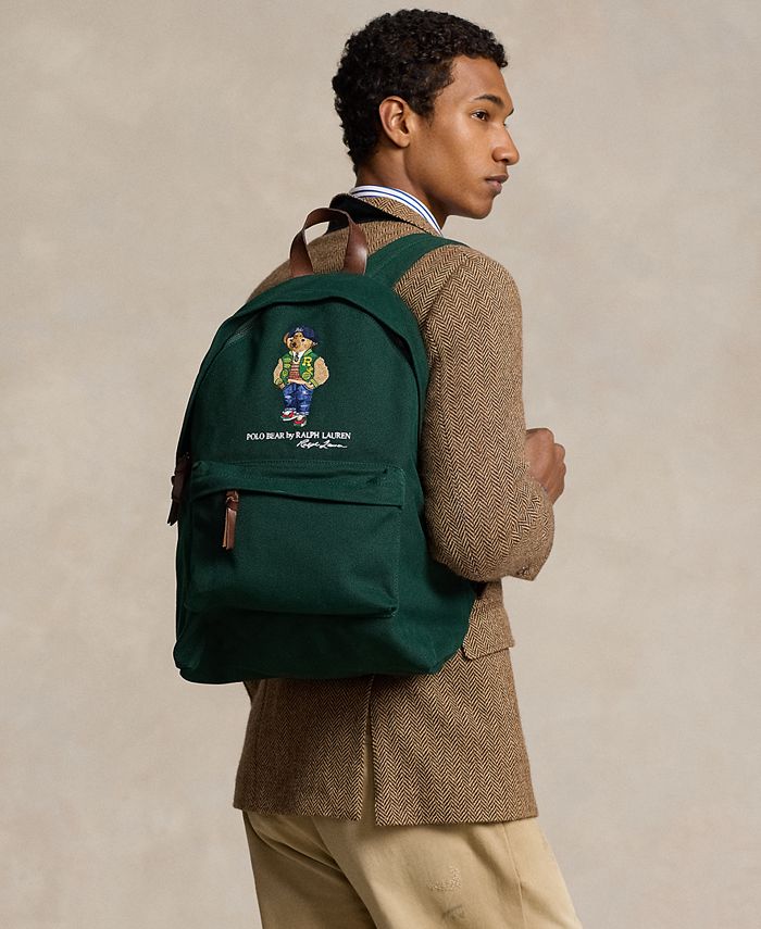 Polo Ralph Lauren Men's Polo Bear Canvas Backpack - Macy's