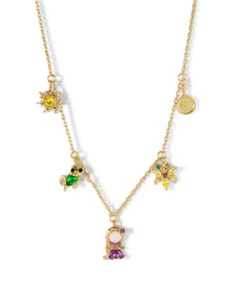 Girls Crew Disney Multi-Color Tangled Charm Necklace - Macy's