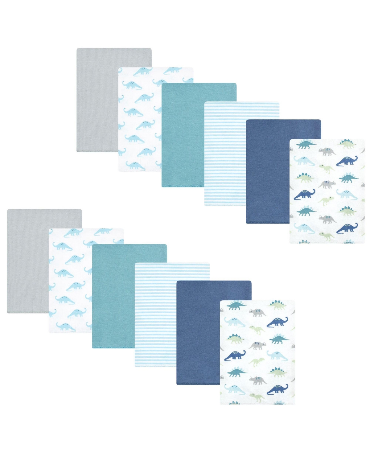 Click here for Hudson Baby Unisex 12-Count Flannel Burp Cloths (C... prices