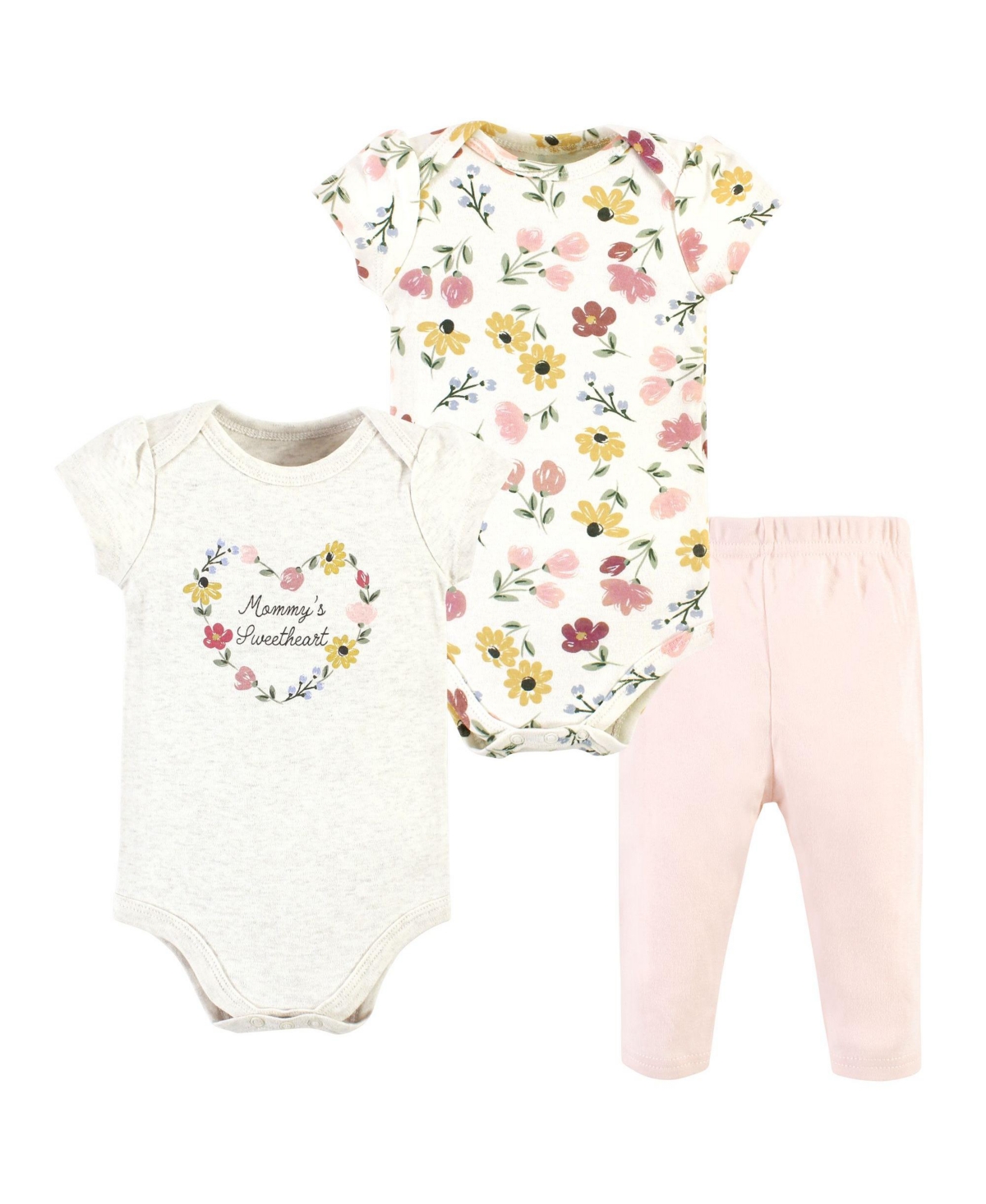 Click here for Hudson Baby Baby Girls Hudson 2 Bodysuits and Pant... prices