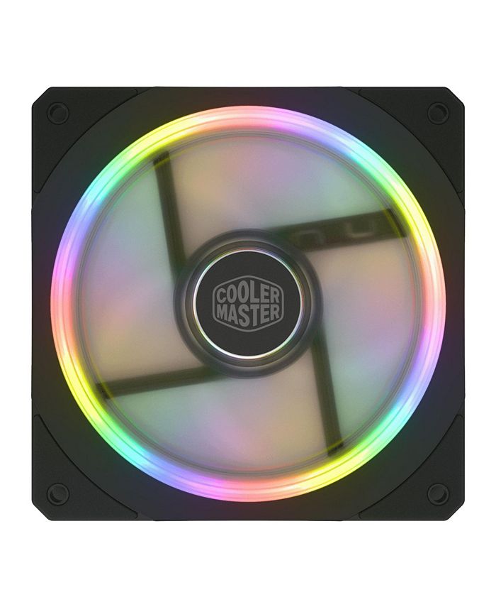 Coolermaster Cooler Master Masterfan SF120P ARGB Square-Frame Fan with Customizable Lighting ...