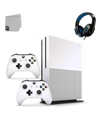 BOLT AXTION 234-00051 Xbox One S White 1TB Gaming Console with Extra ...