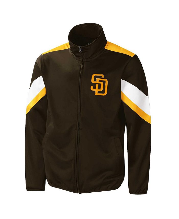 G-III Sports by Carl Banks Men's Brown San Diego Padres Earned Run Full ...