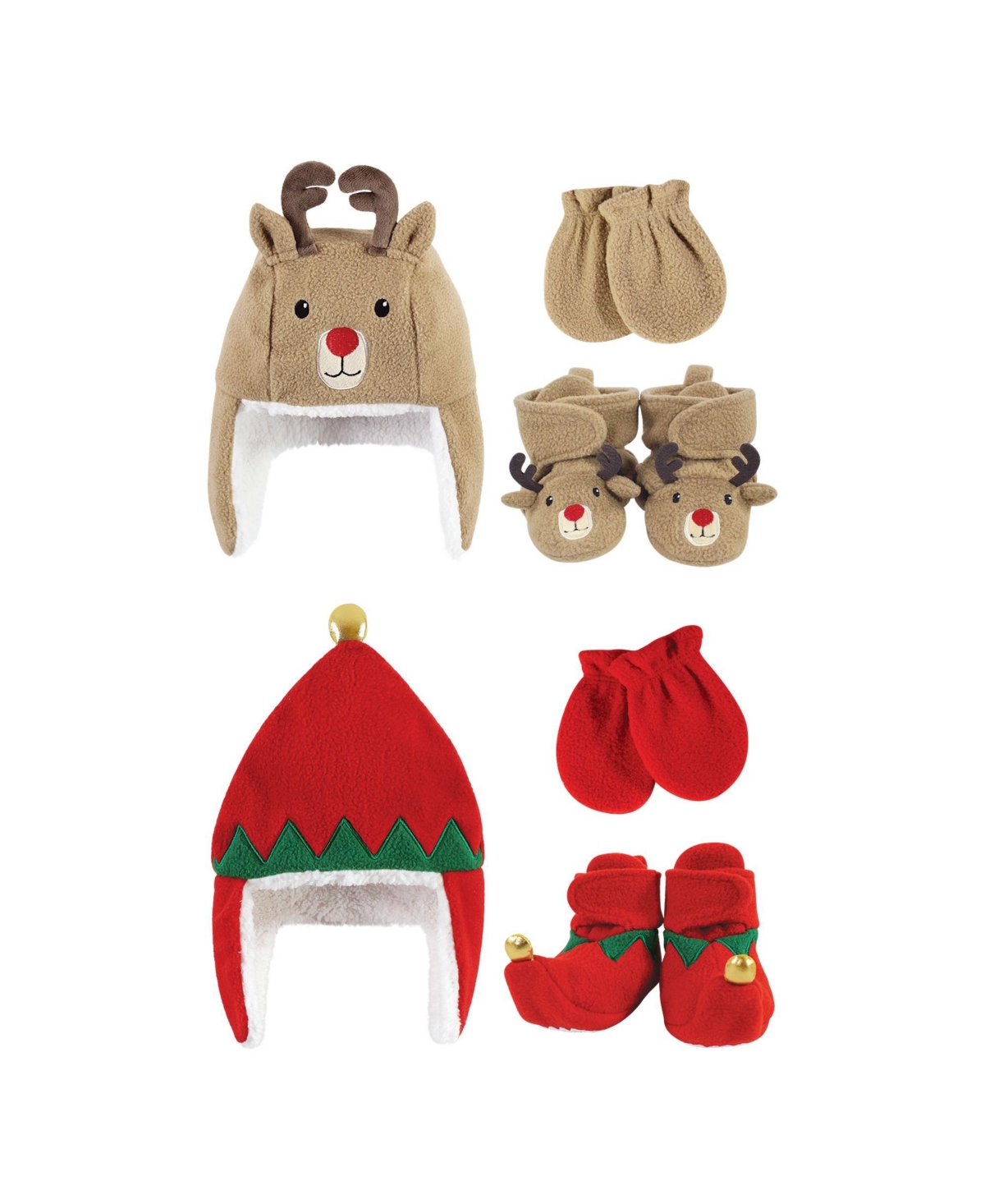 Click here for Hudson Baby Baby Boys Hudson Unisex 6Pc Trapper Ha... prices