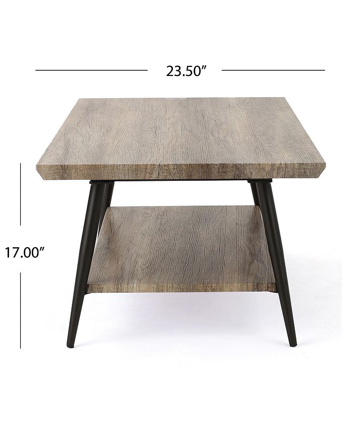 Simplie Fun Mid-Century Modern Canyon Gray Coffee Table With Storage ...