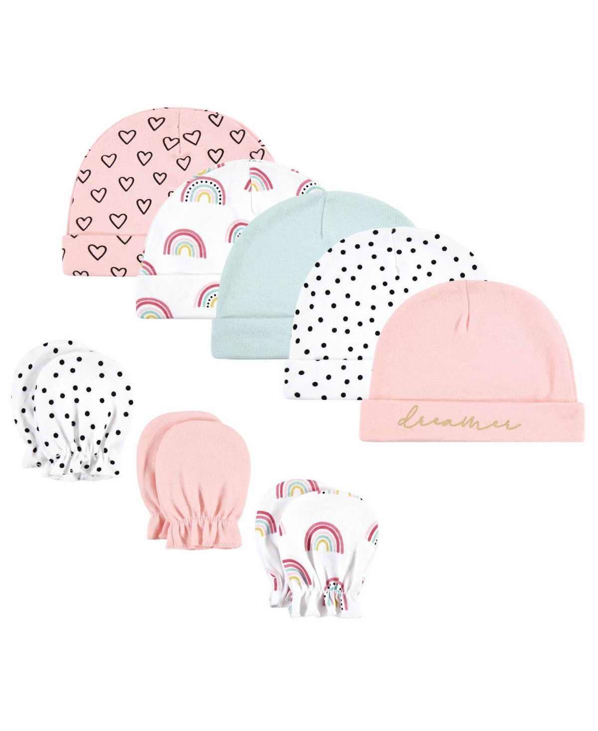 Click here for Hudson Baby Baby Girls Hudson Cotton Beanie & Anti... prices