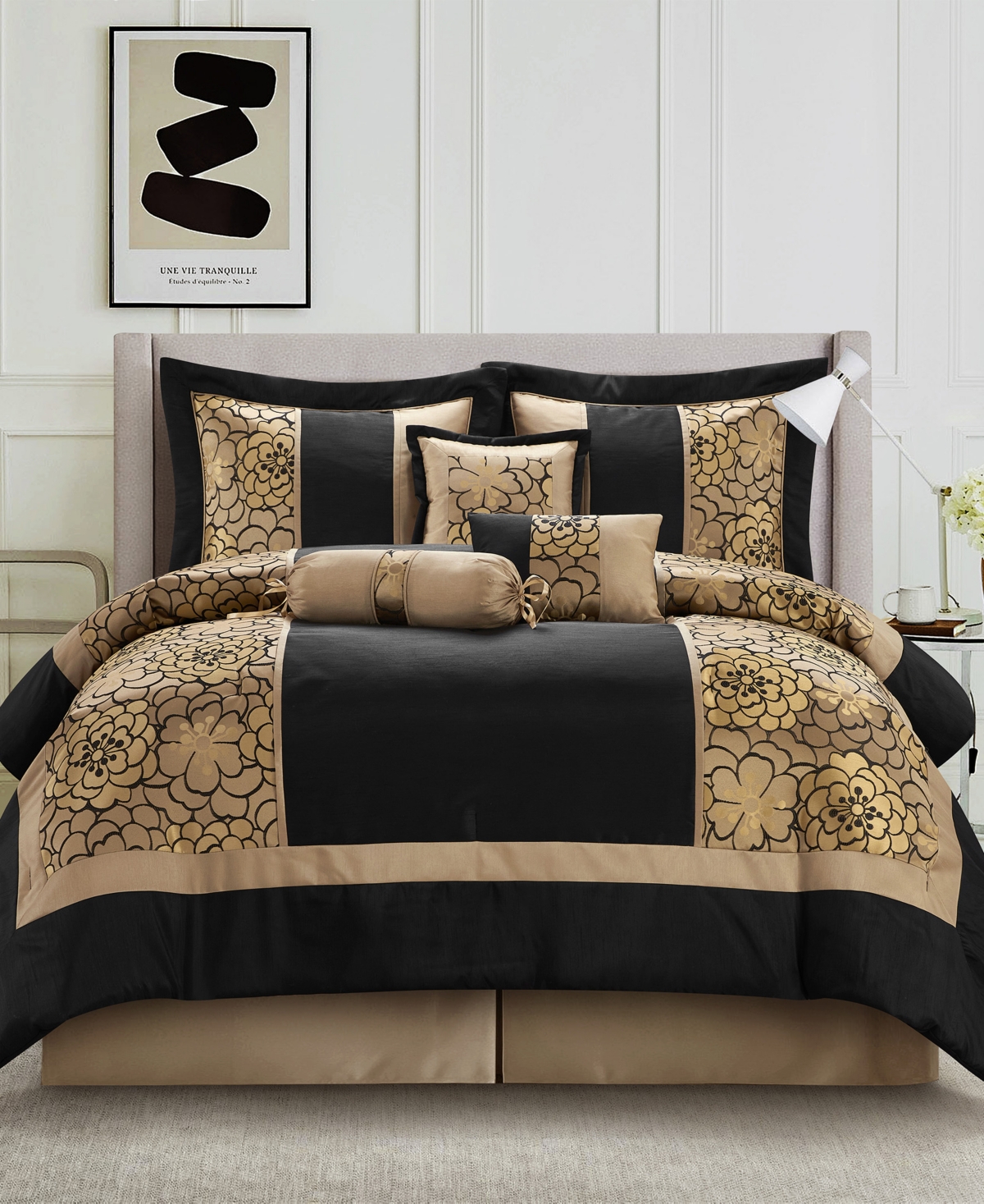 Click here for Stratford Park Sibyl Jacquard 7-Pc. Comforter Set... prices