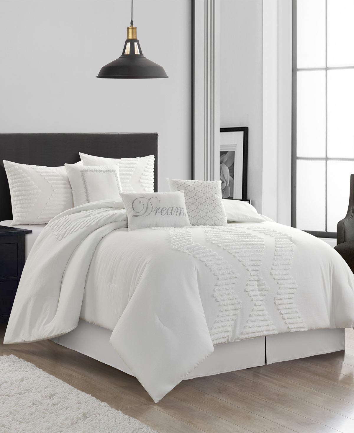 Click here for Stratford Park Galatea Tufted Embroidery 7-Pc. Com... prices