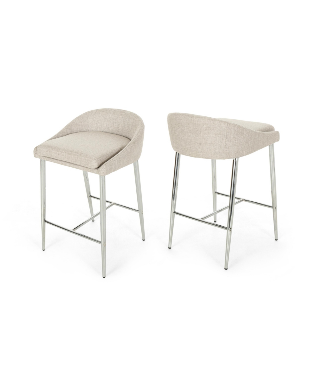 Click here for Modern Upholstered Counter Stool With Chrome Base... prices