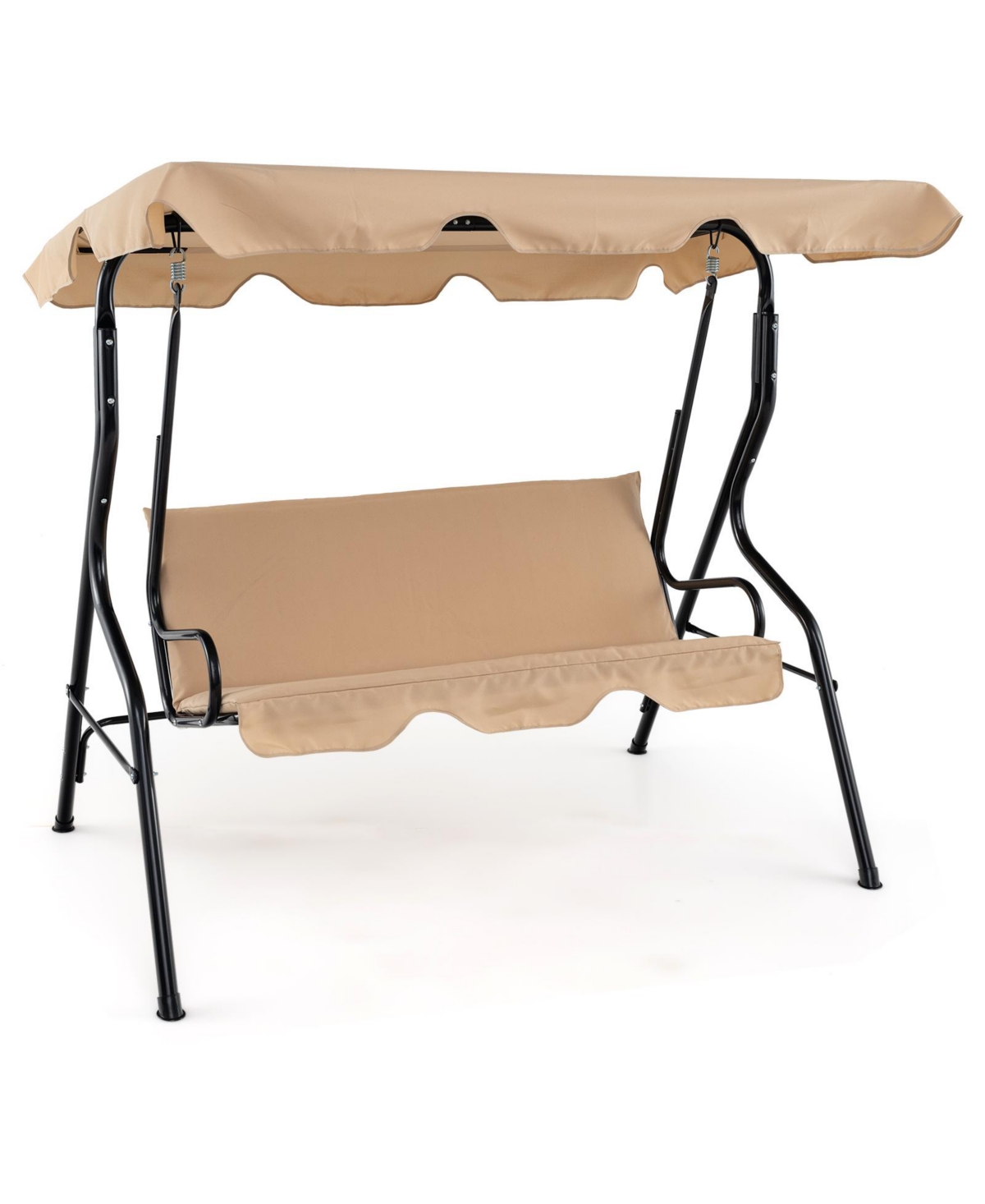 Click here for Slickblue 3 Seat Outdoor Patio Canopy Swing with C... prices