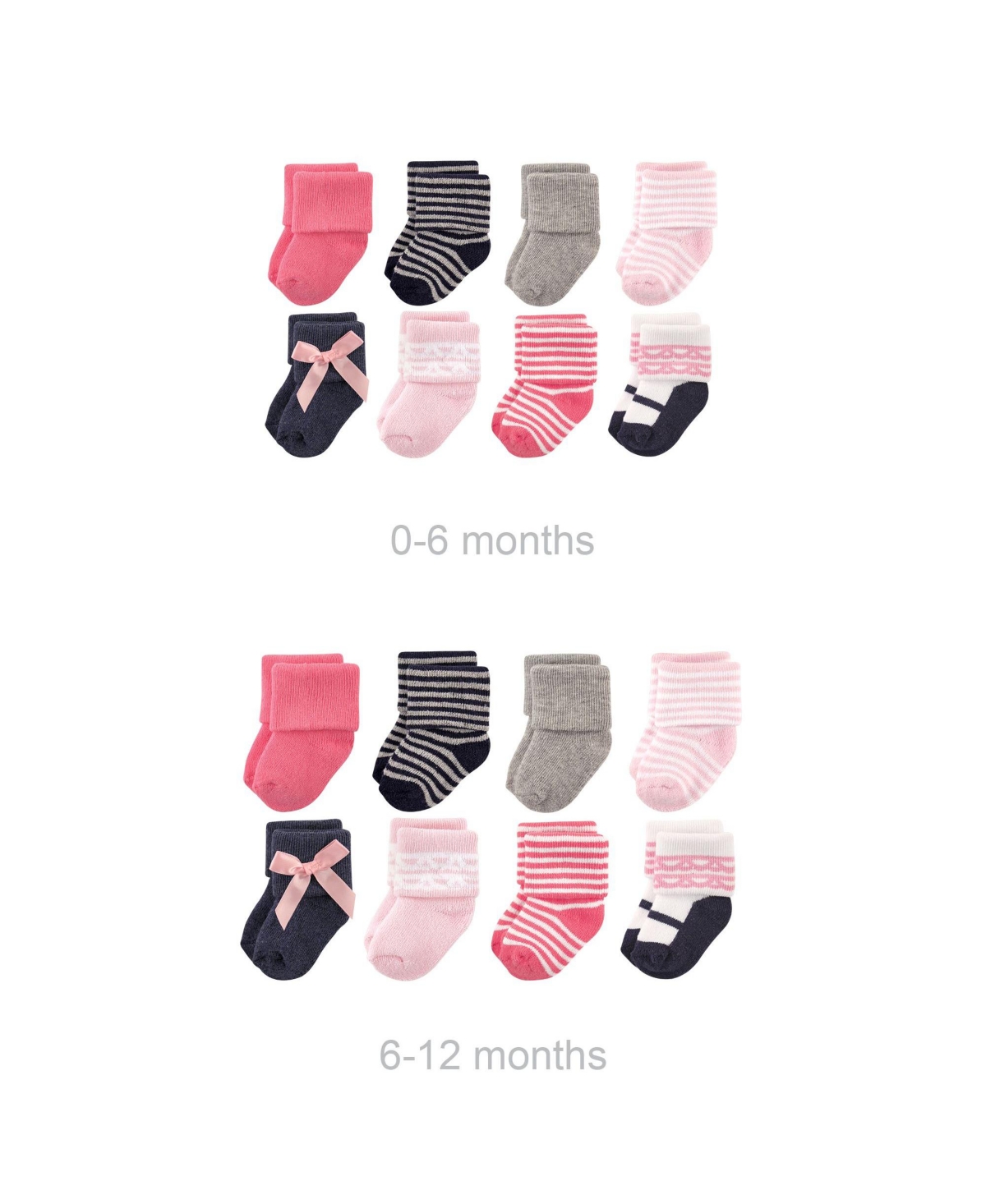 Click here for Luvable Friends Baby Girls Essential 24-Count Soft... prices