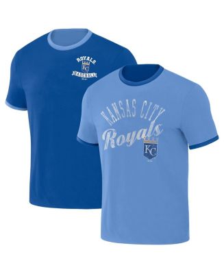 Fanatics Men's Royal/Light Blue Kansas City Royals Two-Way Ringer ...