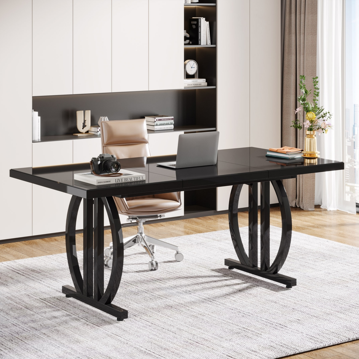Click here for Tribesigns Executive Desk  63 inch Large Modern Co... prices