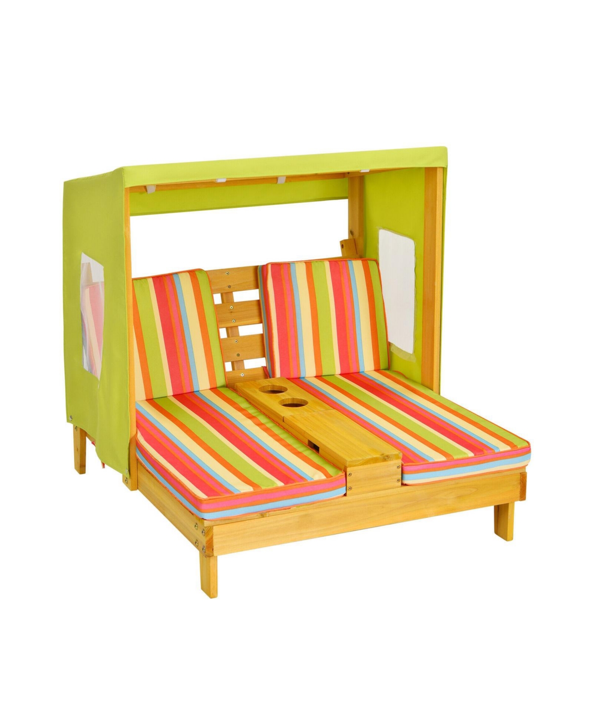 Click here for Slickblue Kids Patio Lounge Chair with Cup Holders... prices