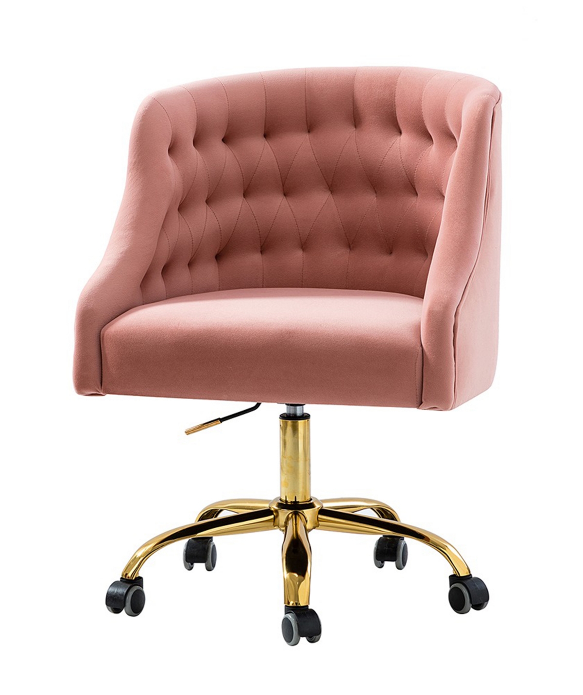 Click here for Hulala Home Modern Cute Velvet Desk Chair with Gol... prices