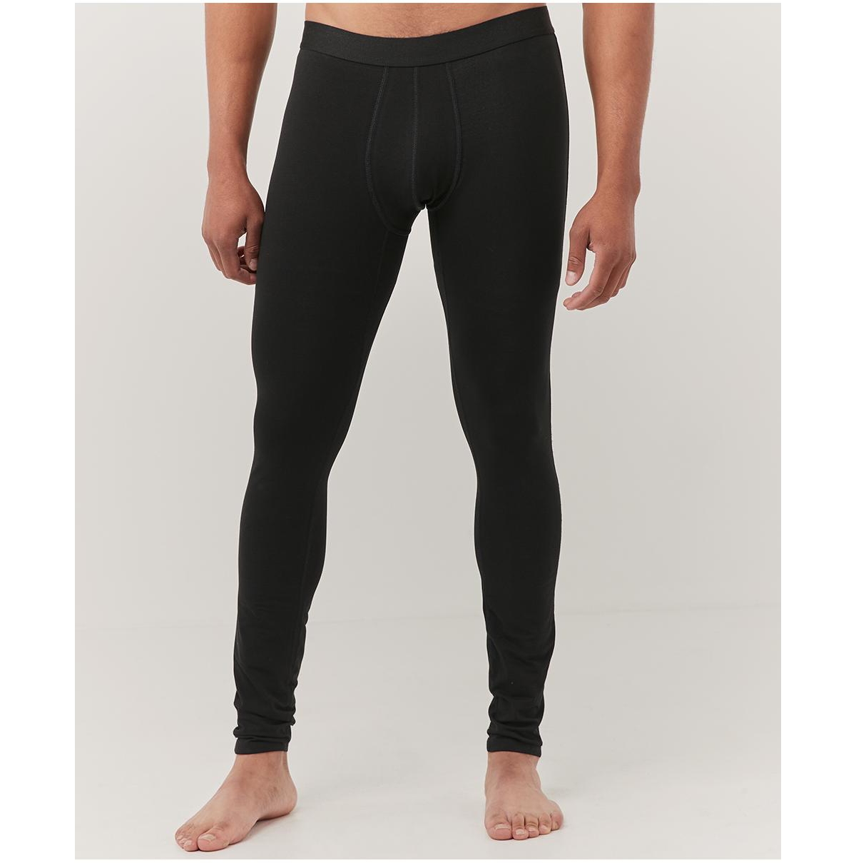 Click here for Pact Mens Organic Cotton Layering Long John - Blac... prices