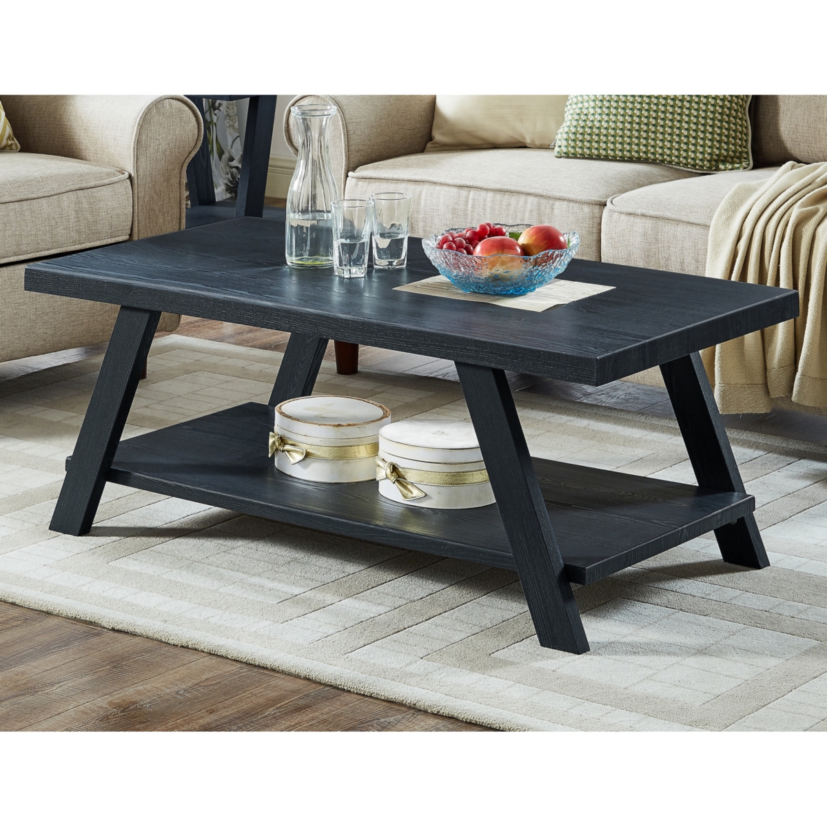 Click here for Streamdale Furniture Replicated Wood Shelf Coffee... prices