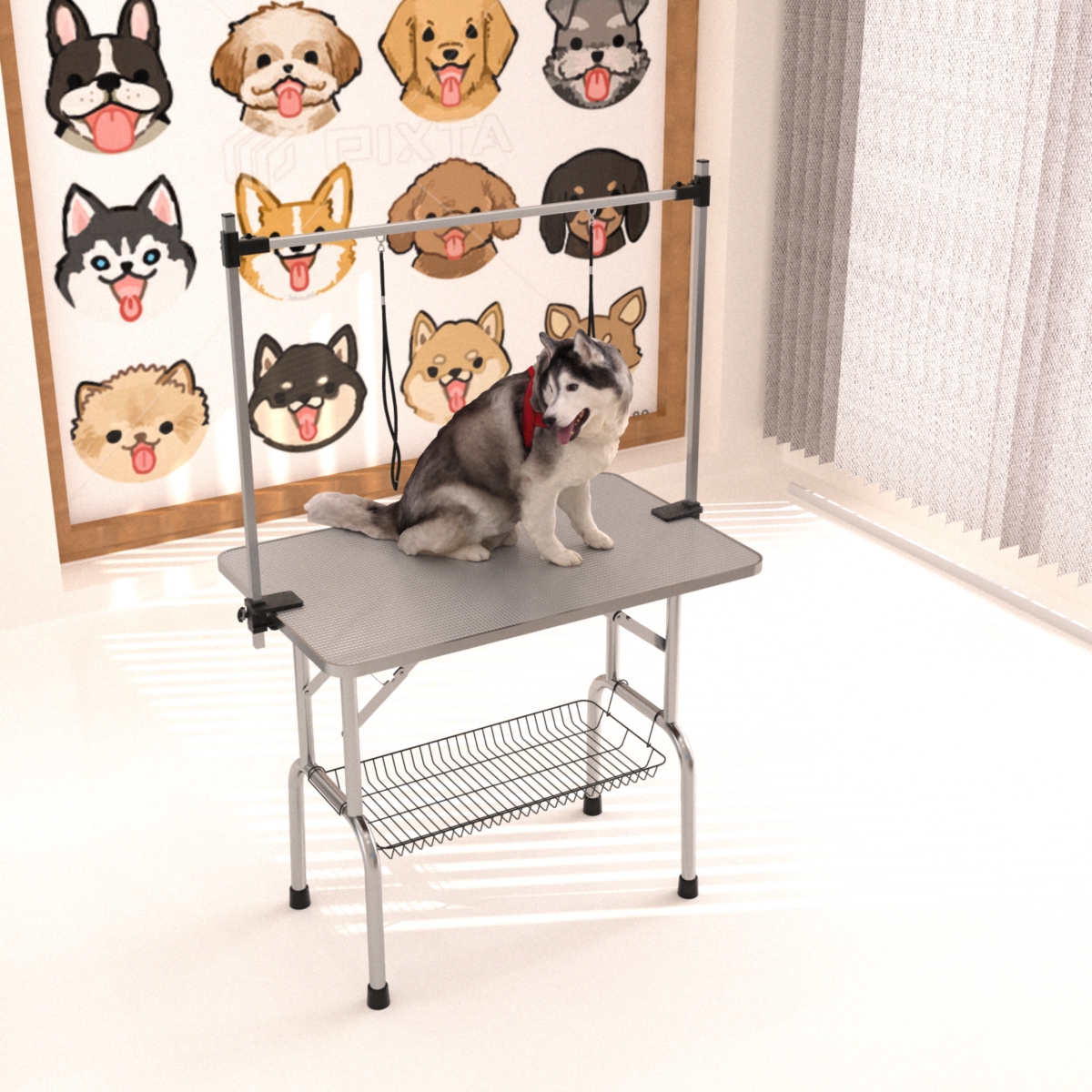 Click here for Streamdale Sturdy Foldable Pet Grooming Table with... prices