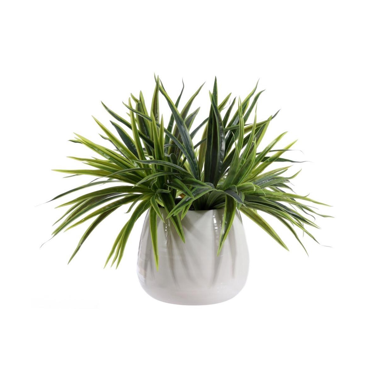 Click here for Faux Orchid Potted Plant - Green prices