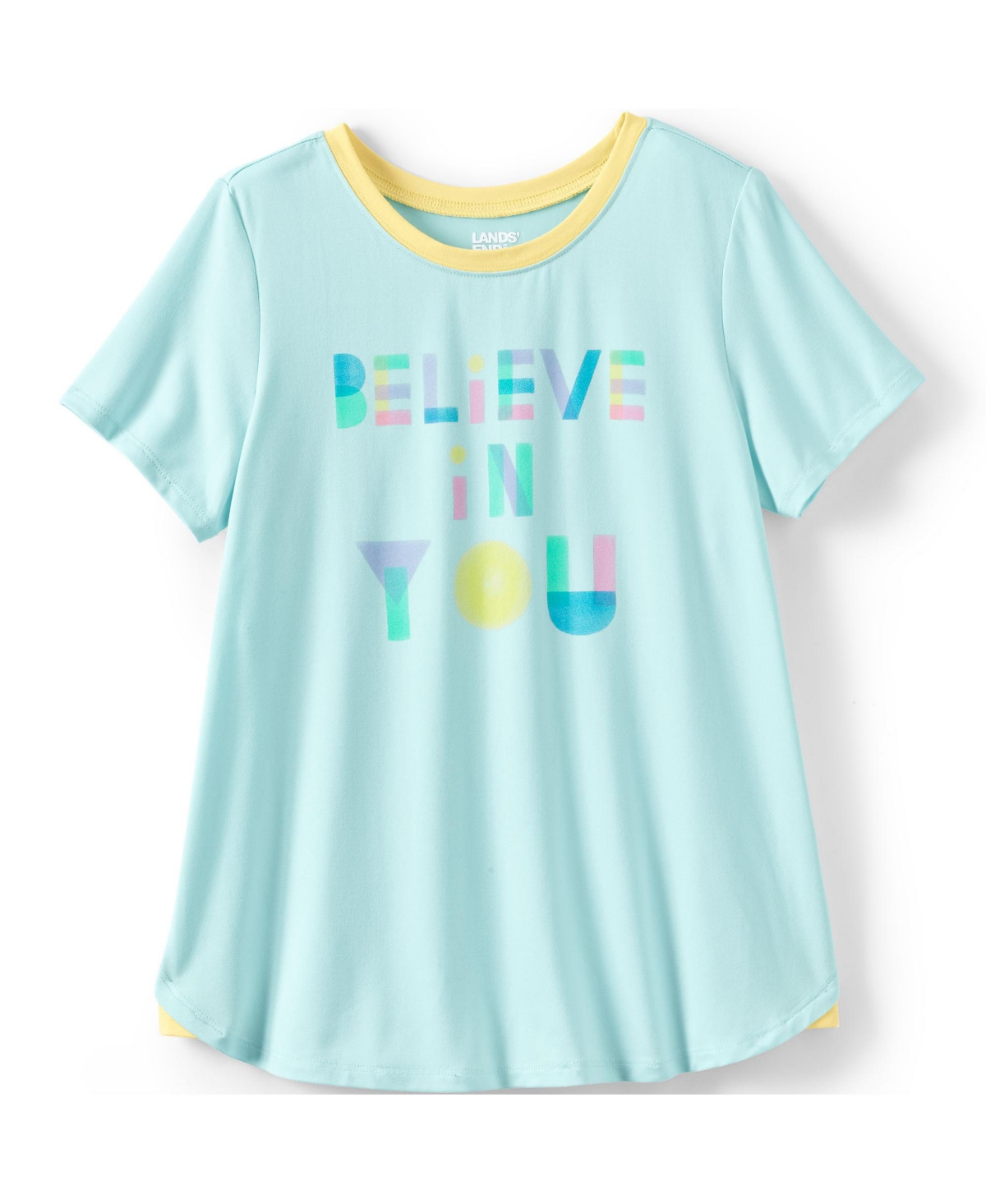 Click here for Lands End Big Girls Plus Short Sleeve Active Curve... prices