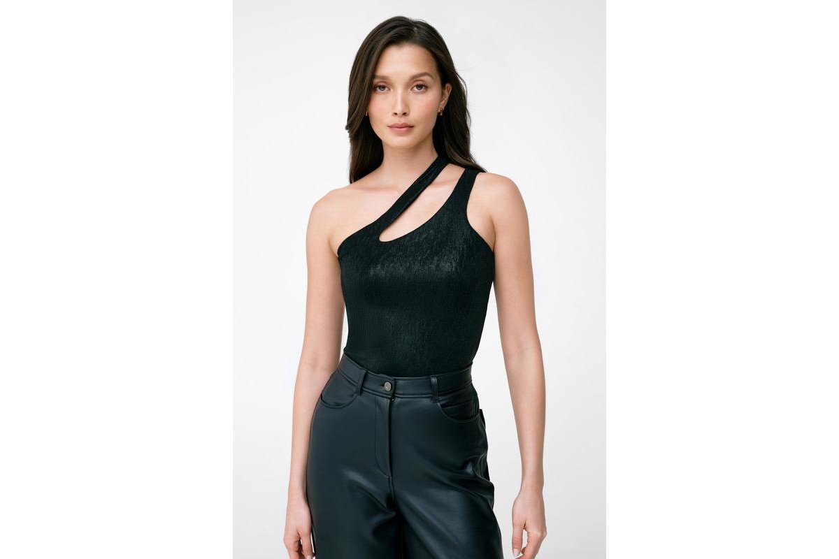 Click here for Marcella Womens Siren Metallic Top - Onyx prices