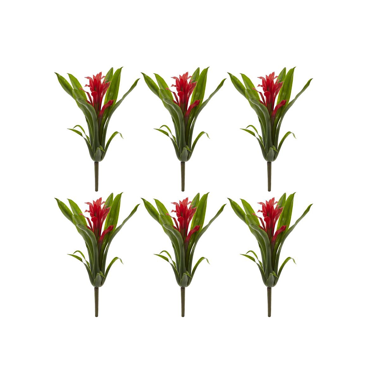 Click here for Slickblue Bright Faux Bromeliad Plant Bush for Ind... prices