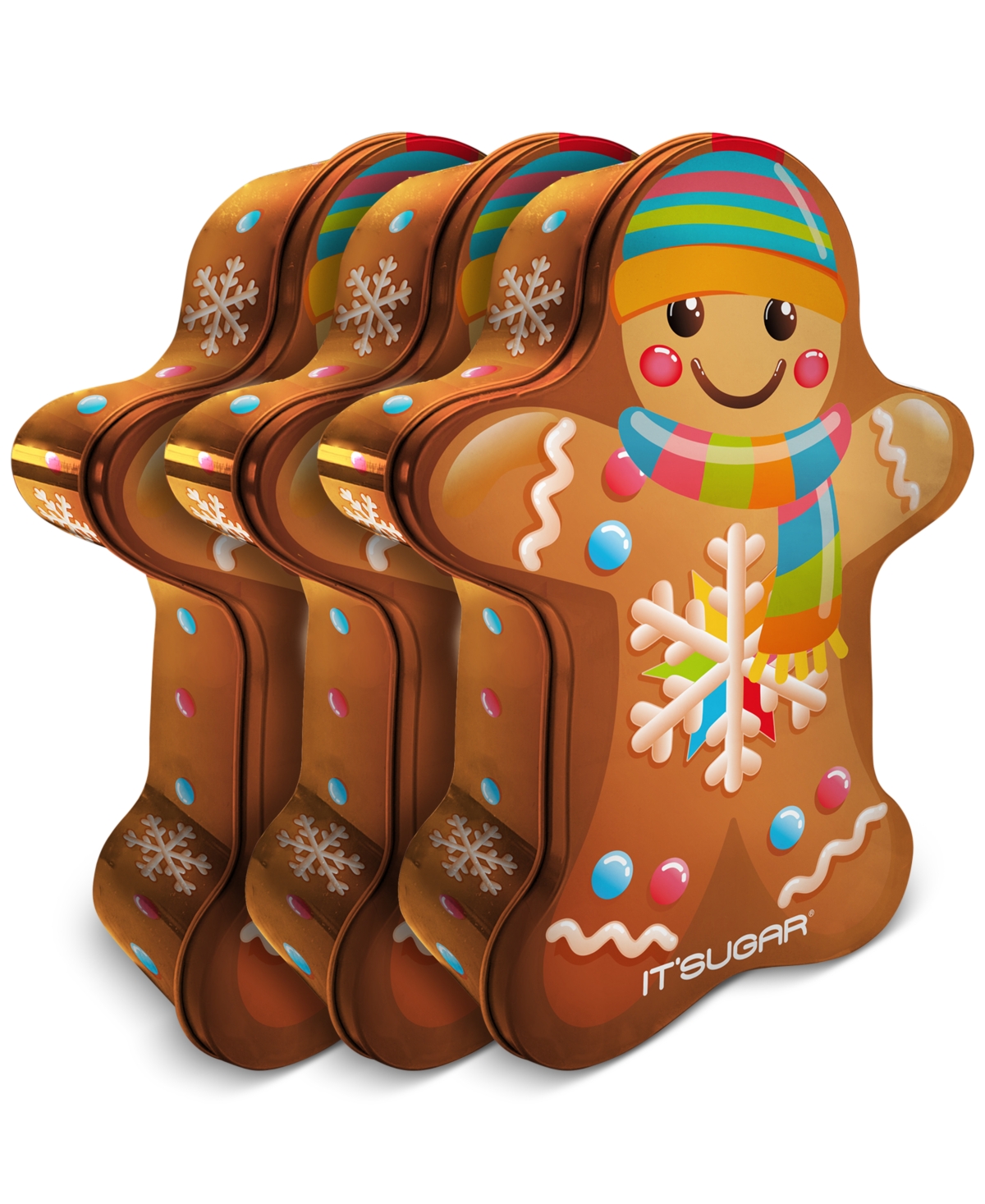 Click here for ItSugar 3 Pack Holiday Gingerbread Man Cookie Tin prices