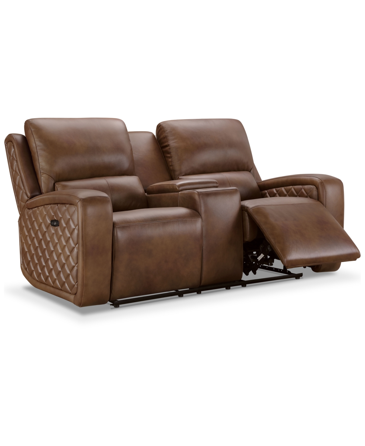Click here for Abbyson Living 78 Leather Power Reclining Loveseat... prices
