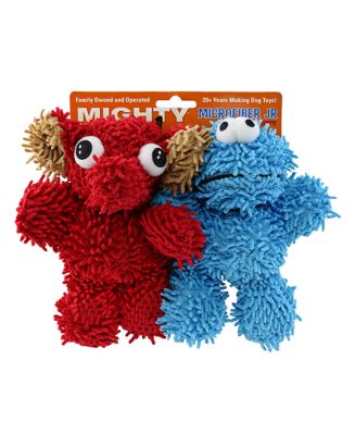 Mighty Jr Microfiber Ball Monster and Elephant 2 Pack, Dog Toy - Macy's